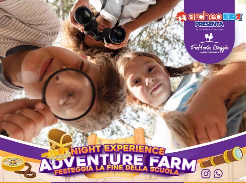 Adventure Farm con la cena animata in fattoria
