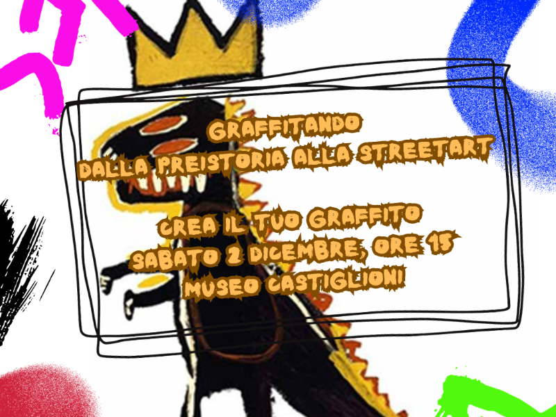 Graffitando: dalla preistoria alla streetart al museo Castiglioni