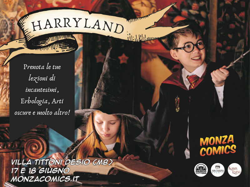 HarryLand al Monza Comics di Villa Tittoni