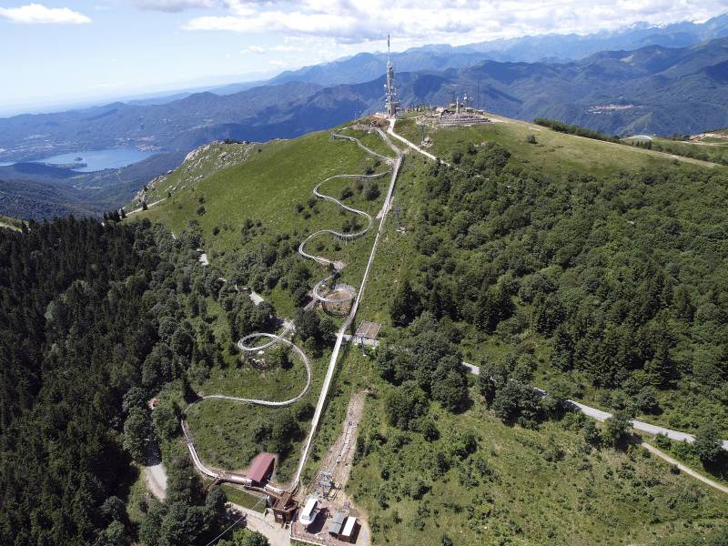 Alpyland, le montagne russe sul Mottarone