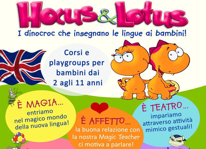 Presentazione corso inglese Hocus&Lotus