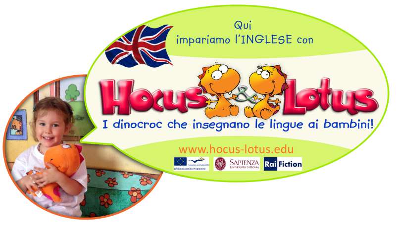 Hocus&Lotus, I Dinocroc che insegnano le lingue ai bimbi